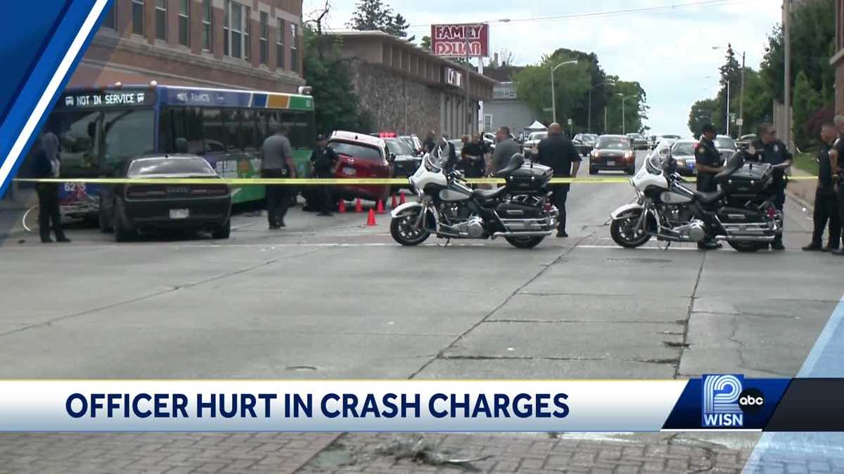 Man charged in injury to Milwaukee Police motorcycle officer