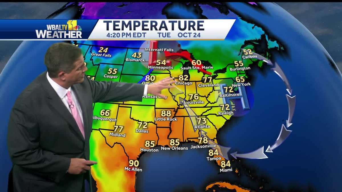 Clear skies with temps warming up this week