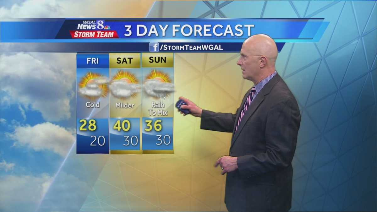 Video: Friday will be brisk, cold