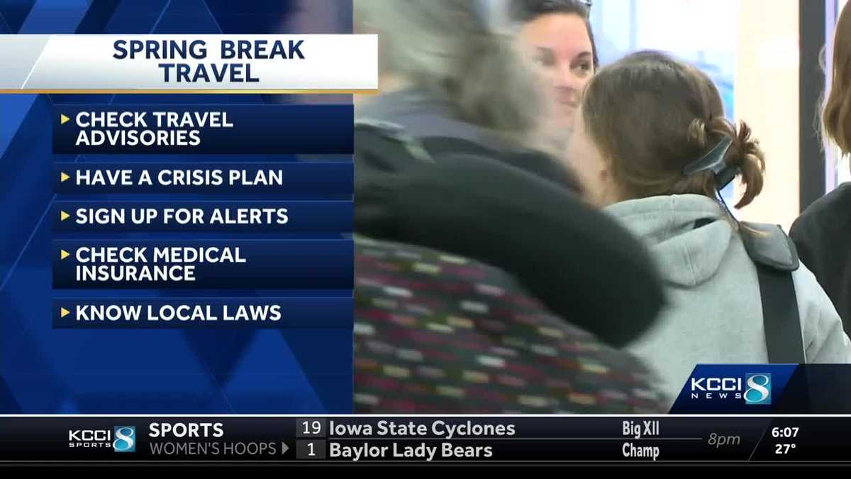 Safe travel tips for Spring Break