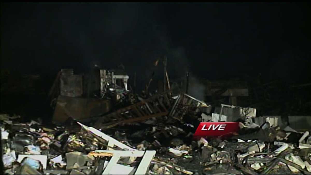 Fire reduces 52,000-square foot building to pile of rubble