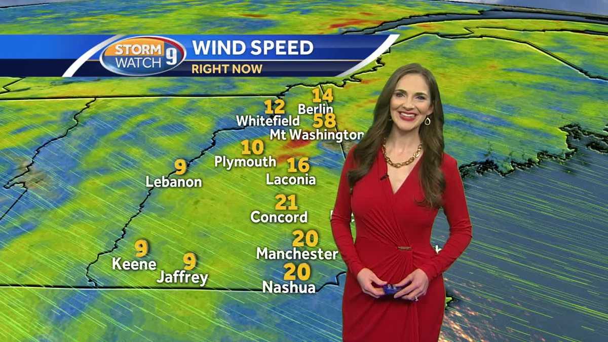 Watch: Wind makes for chilly day