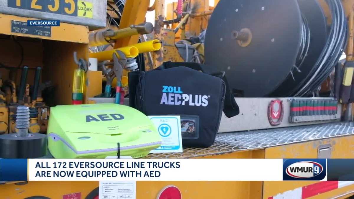 All Eversource line trucks are now equipped with AED devices