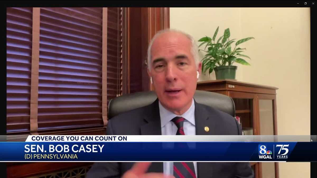 Senator Bob Casey interview with News 8
