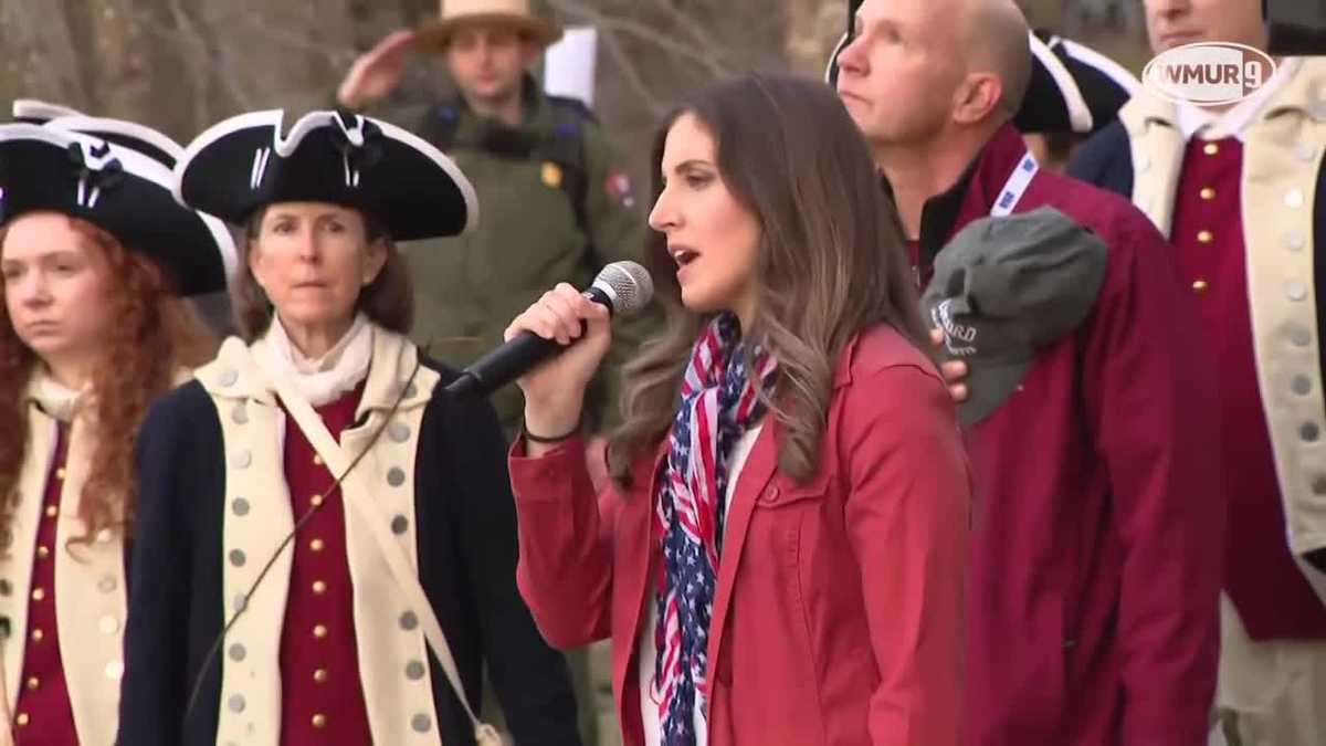 Video: WMUR's Jacqueline Thomas sings national anthem in Concord