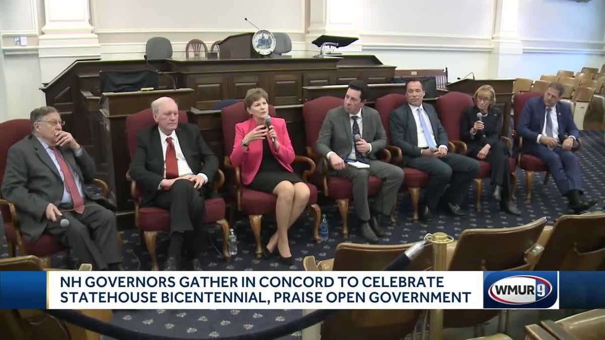 6 NH governors commemorate bicentennial of Statehouse