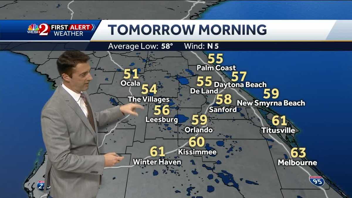Chilly Wednesday morning