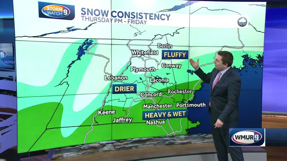 Thursday, Friday weather in NH: Will snow be heavy or light?