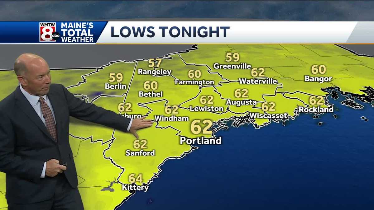 Clearing skies will bring a big change in our weather