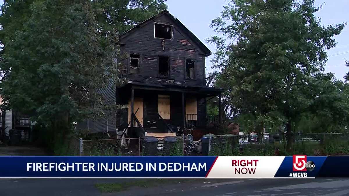 Flames destroy Dedham home