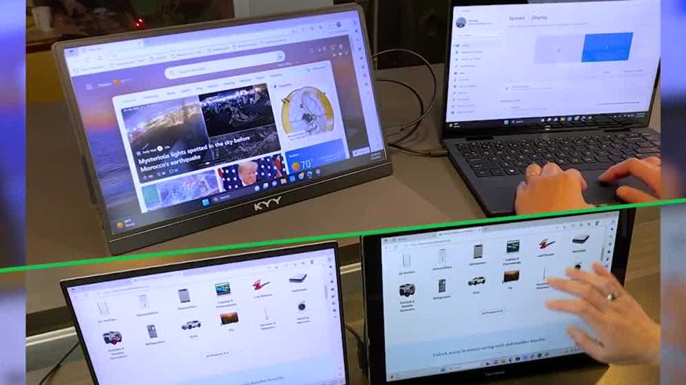Consumer Reports: Tips for choosing portable laptop monitors