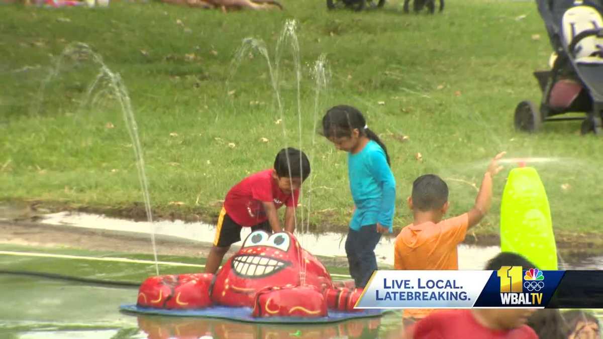 Patterson Park launches pop-up splash pad thanks to fundraising