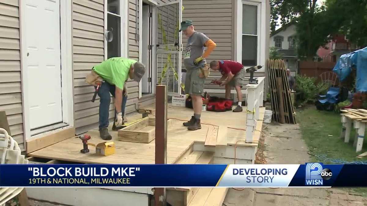 Volunteers help ‘build up’ Milwaukee’s Clarke Square neighborhood