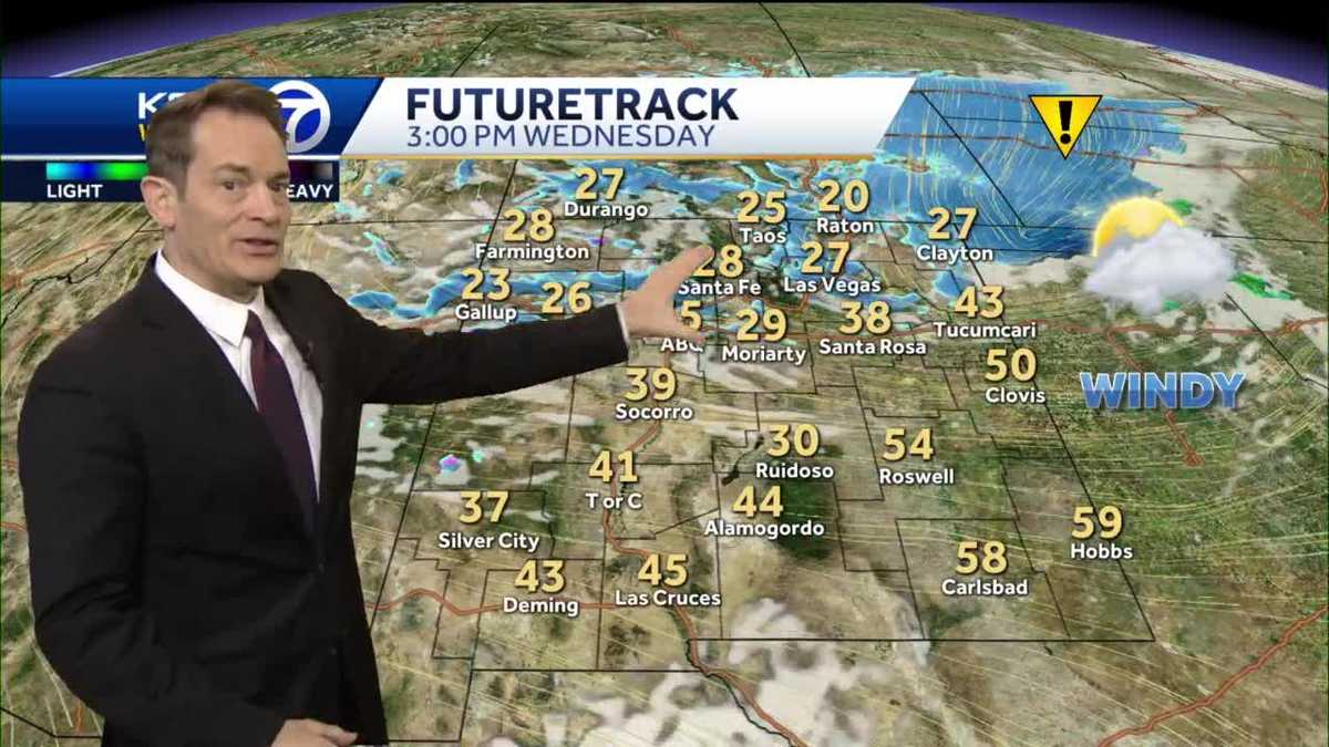 Snow ending today and leaves cold temperatures behind