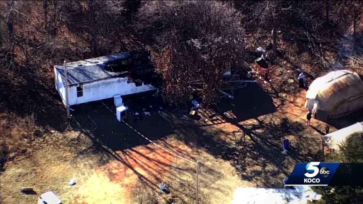 Oklahoma woman arrested for blaze in home where 2 found dead