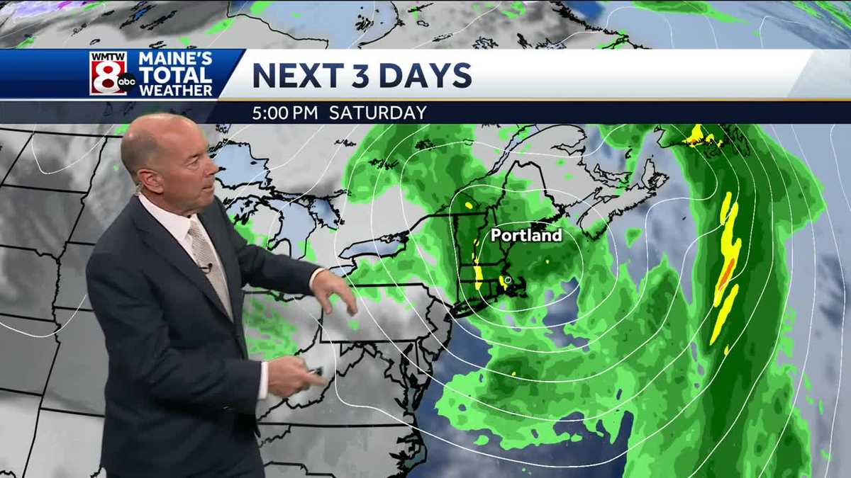 Rain picks up later today and lasts into Sunday