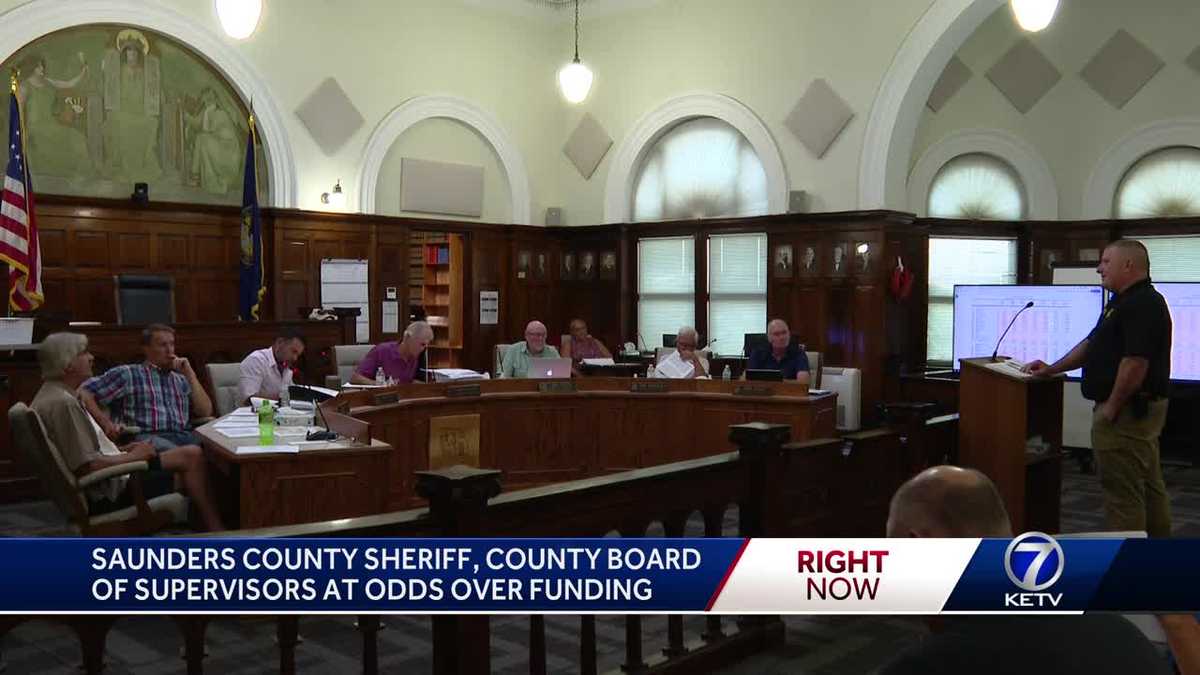Saunders County sheriff, County Board at odds over funding