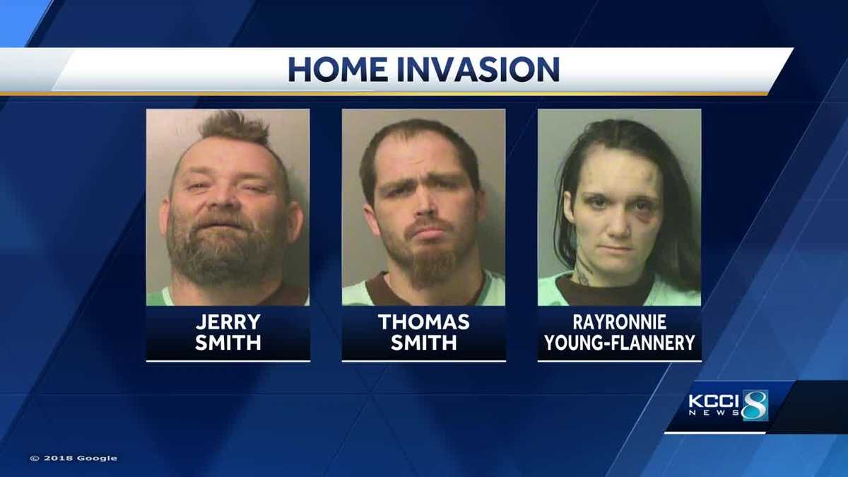 3 charged in home invasion, beating