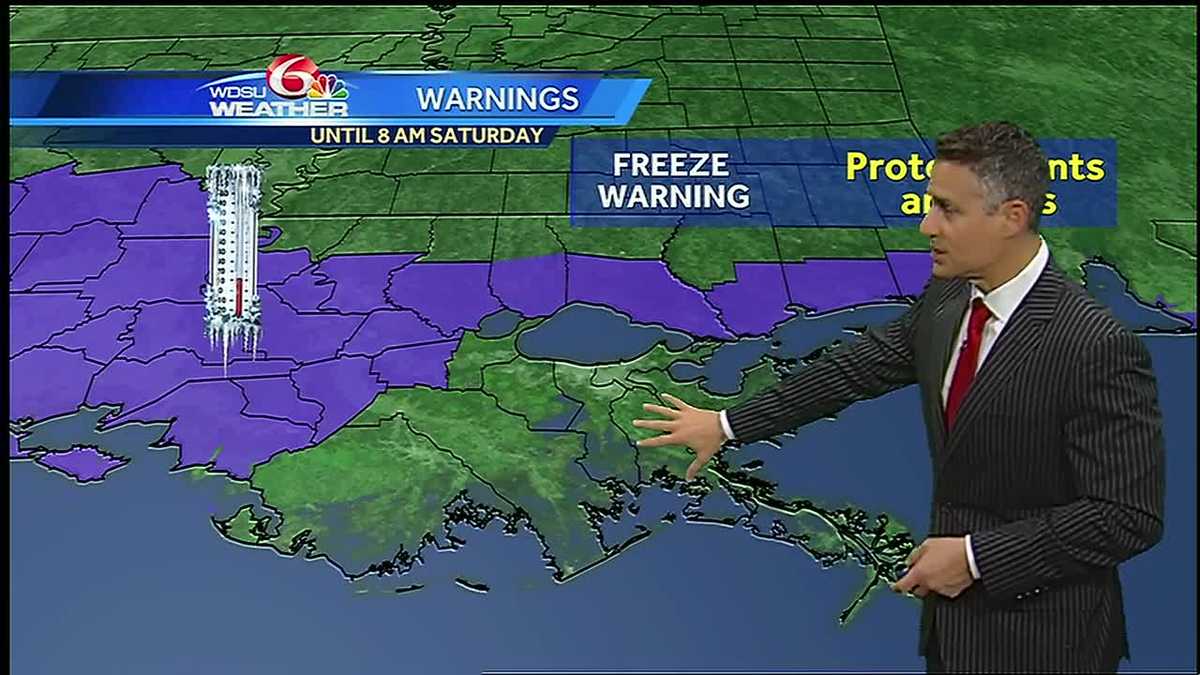 Friday night: more freezing temperatures