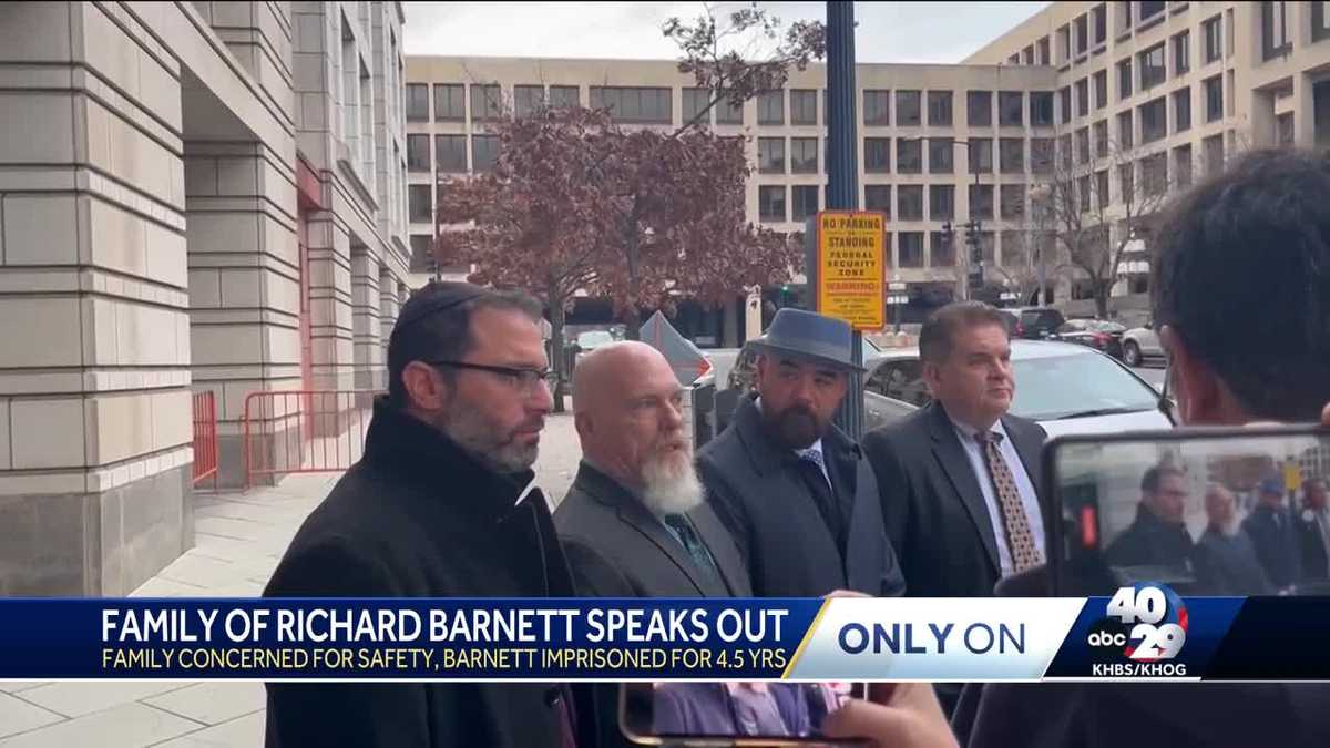 Family of Richard Barnett, Gravette man convicted in January 6th attack ...