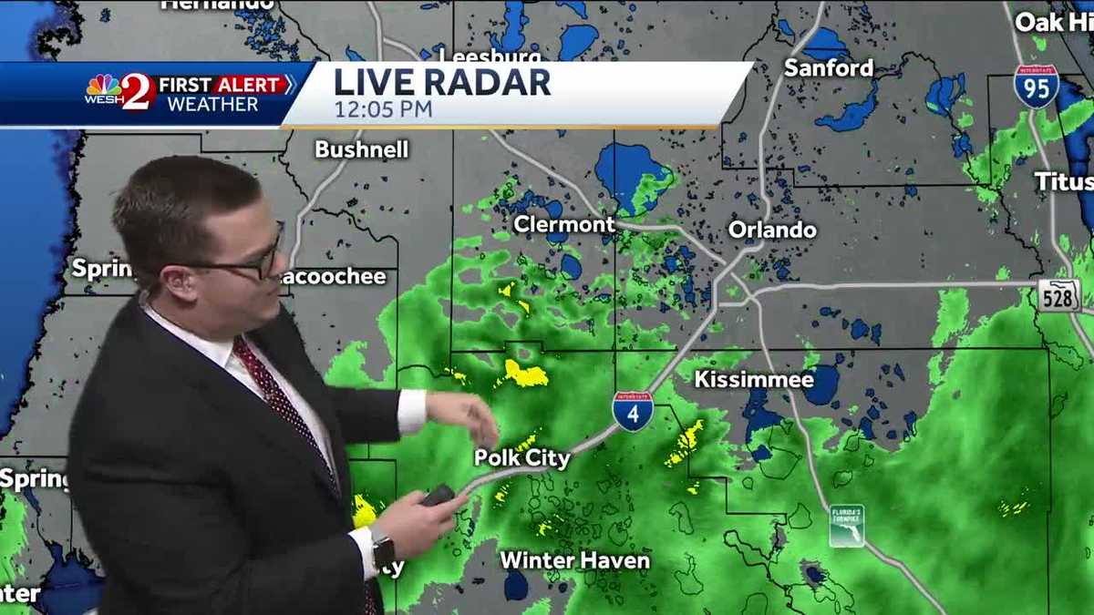 Tracking rain across the area