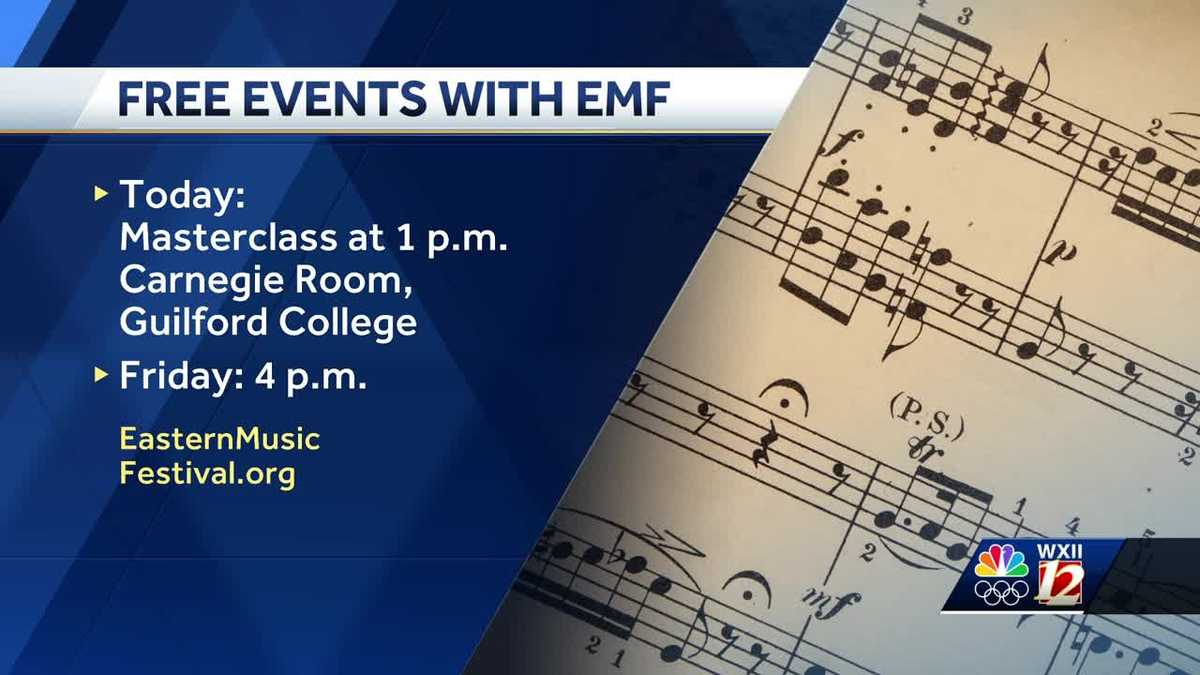 Week at a glance: Eastern Music Festival's free performances