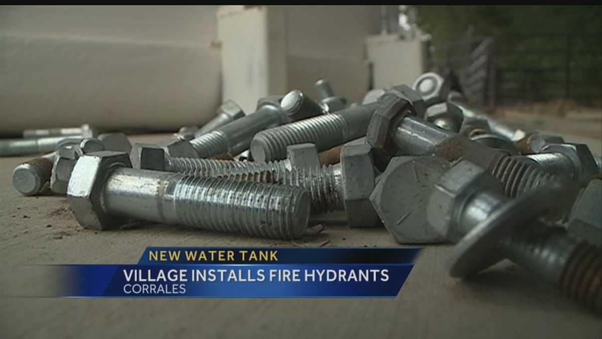 New water tank: Corrales installs fire hydrants