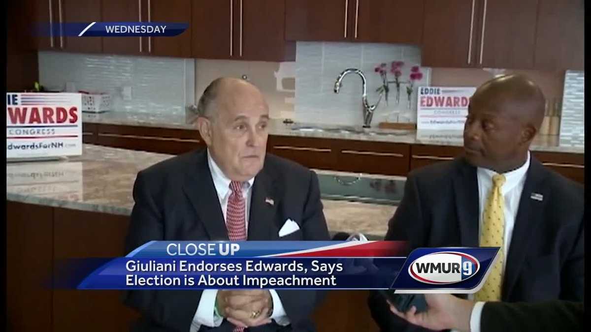 CloseUP: Giuliani in NH to endorse Edwards
