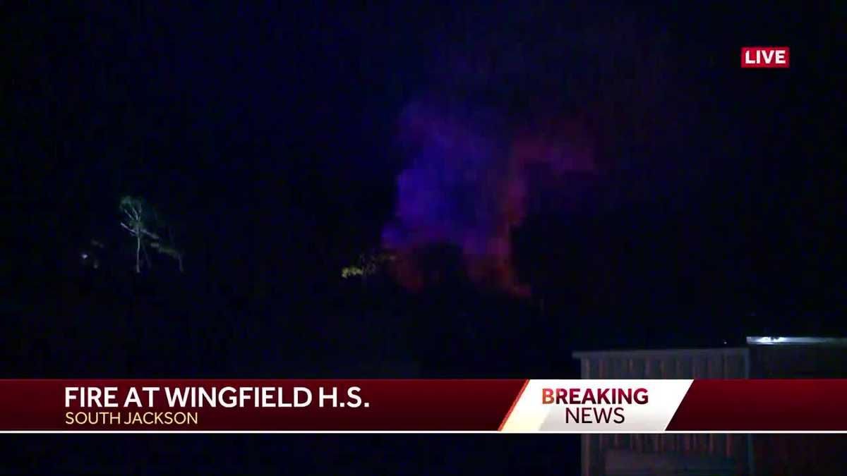 Fire at Wingfield High School