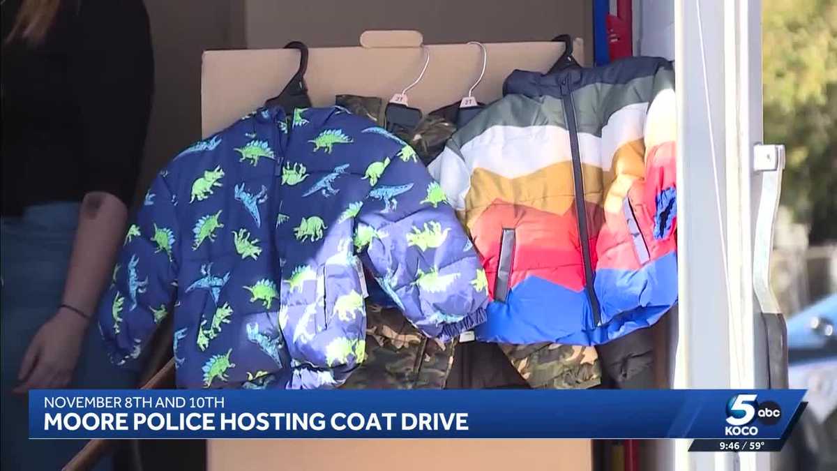 Moore police holding "fill the trailer" coat drive for kids