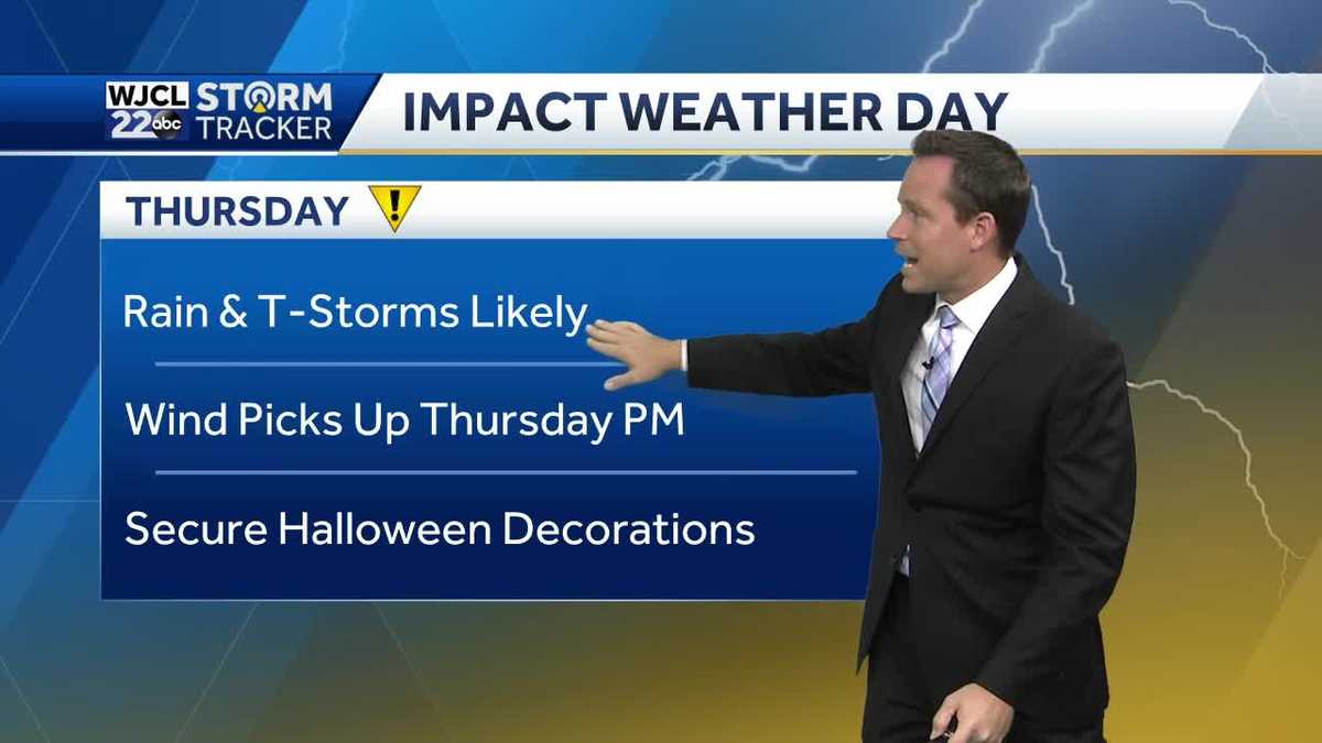 Windy, wet weather ahead for Coastal Georgia, Lowcountry