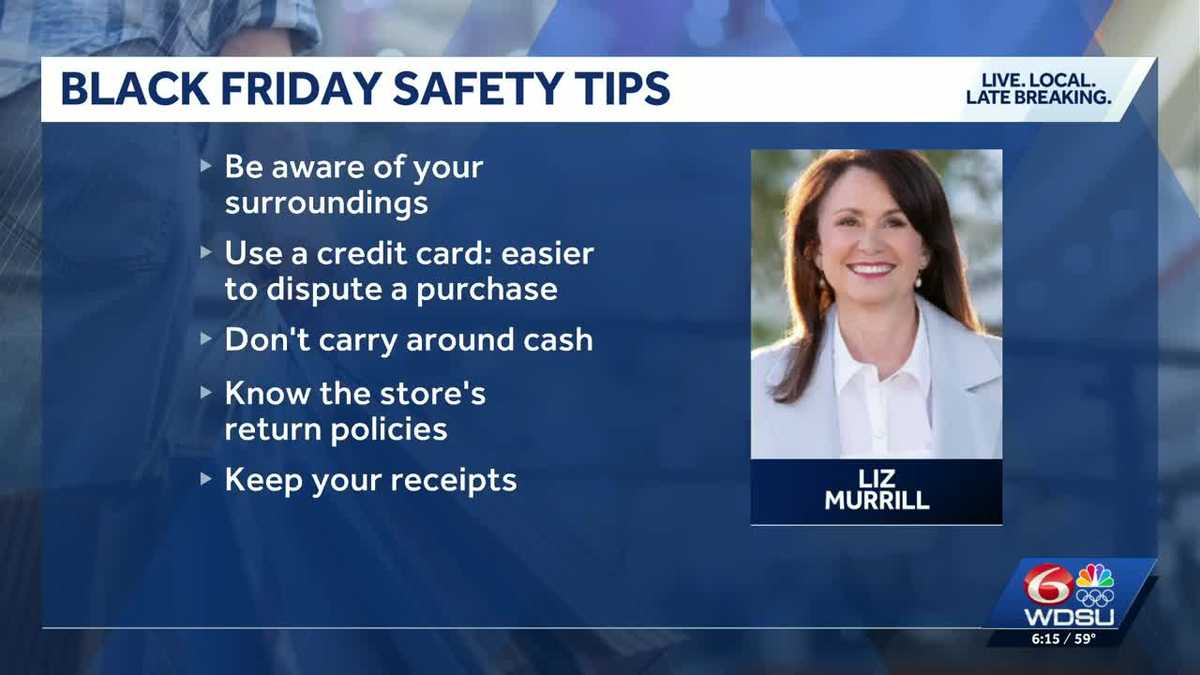 Louisiana Attorney General offering Black Friday safety tips
