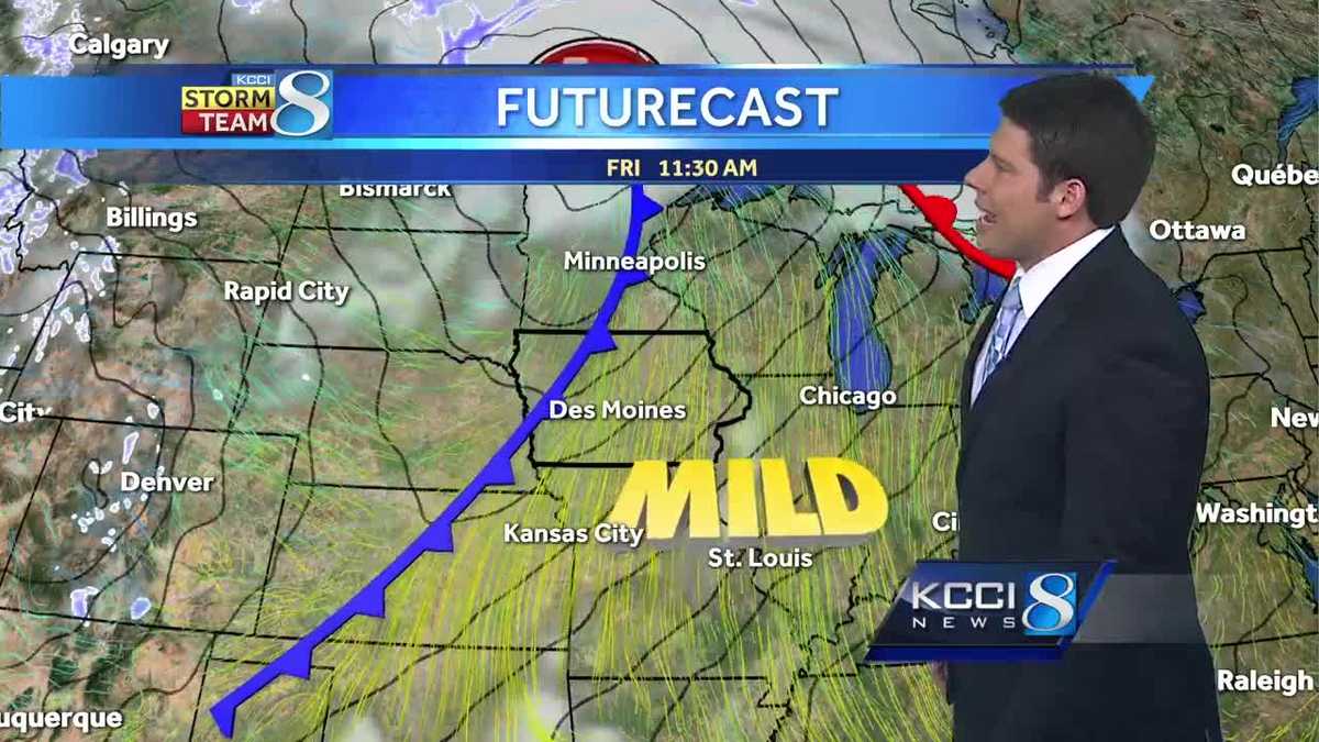 Videocast: Mild today, strong winds arrive tomorrow