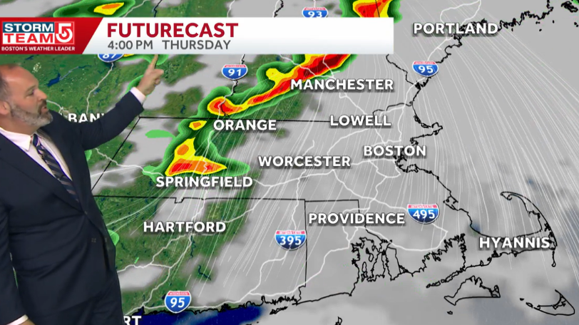 Video: Scattered showers before stronger storms move in