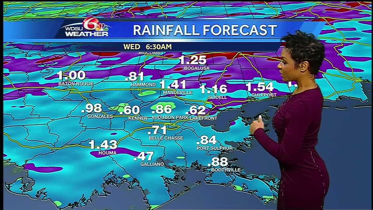 Monday: Storm chances increasing, warming up