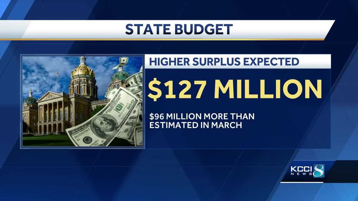 Iowa has $127M budget surplus thanks to federal tax reform
