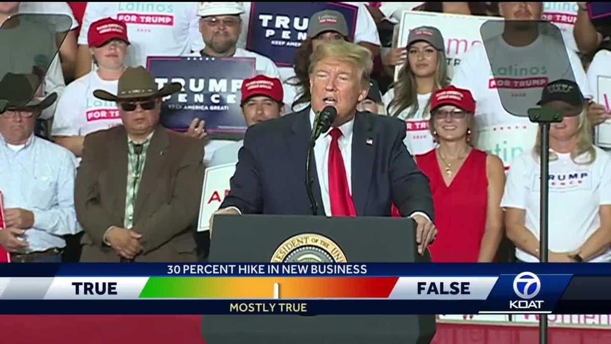 Fact-checking President Trump's speech
