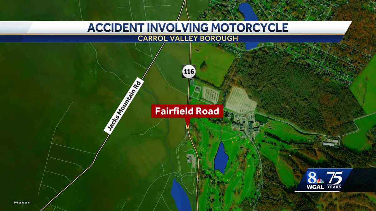 Man killed after crashing motorcycle in Adams County, Pa.