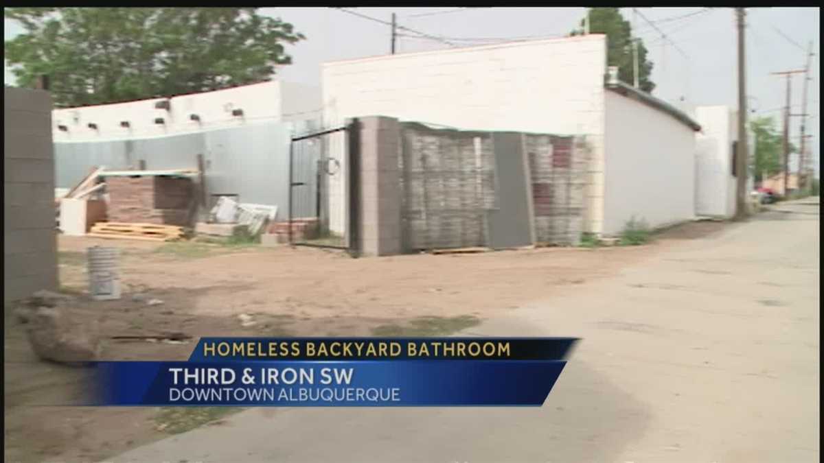 Homeless Backyard Restroom