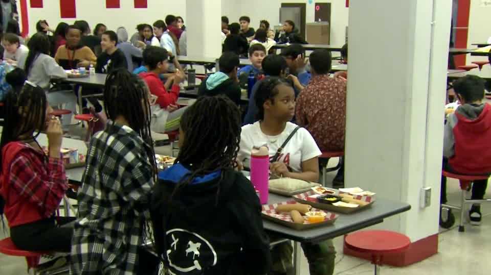 Meyzeek Middle School participates in 'No One Eats Alone' initiative