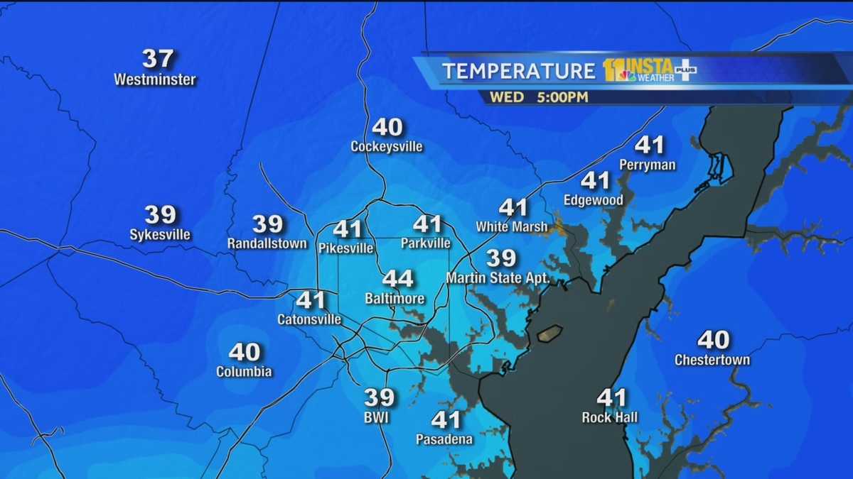 Chilly evening temperatures continue