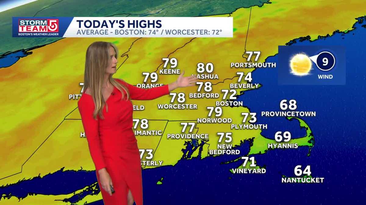Video: Sunny Monday, storm chances midweek