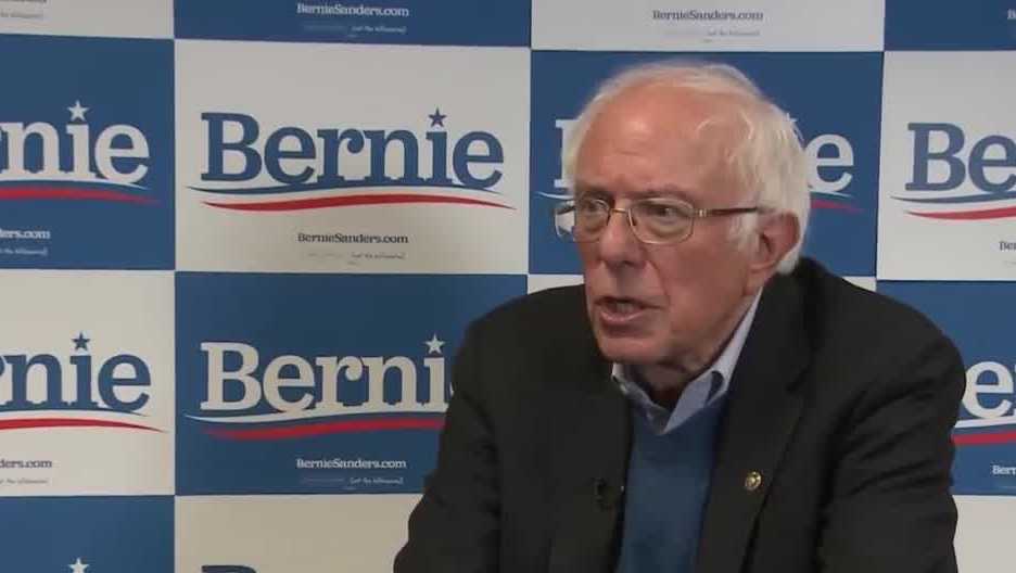 Bernie Sanders says his progressive ideas appeal to moderate voters