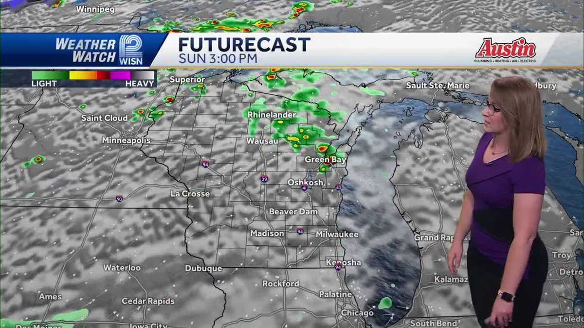 Weather: Sunshine today, showers tomorrow