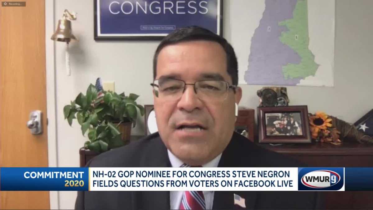 Negron fields questions from voters on Facebook Live