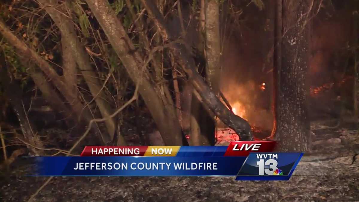 UPDATE: Wildfire burning in North Jefferson County contained