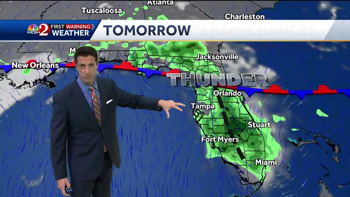 Storm coverage a little higher Friday!