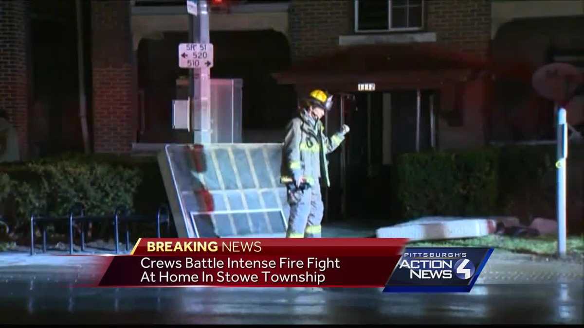 Six people displaced by Stowe Township fire