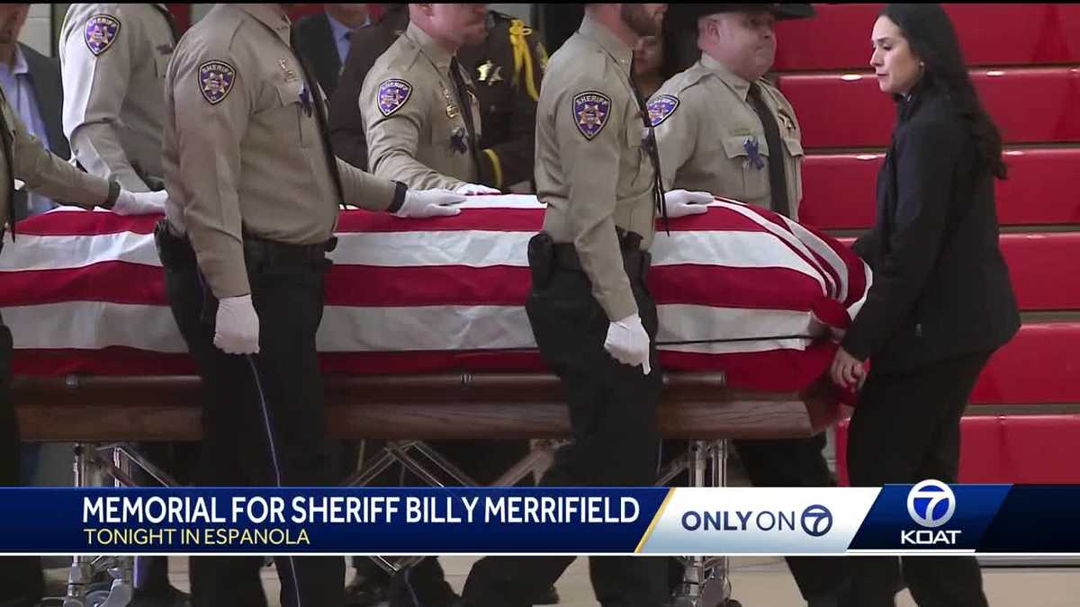Hundreds attend memorial for Sheriff Billy Merrifield in Española