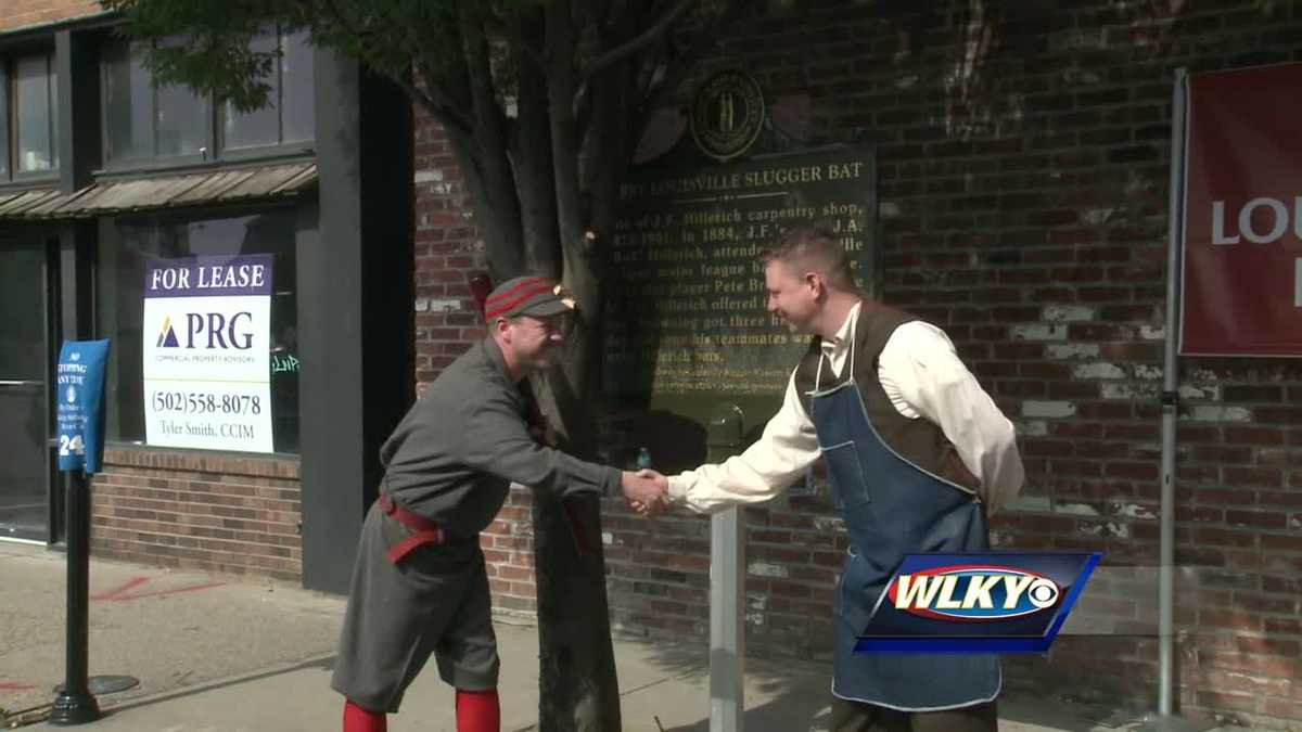 New historical marker signifies first Louisville Slugger made
